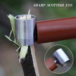 SOVWVOS Bushcraft Hand Auger Wrench Survival Settlers Tool, Scotch Eye Wood Auger Drill for Camping, Bushcrafting and