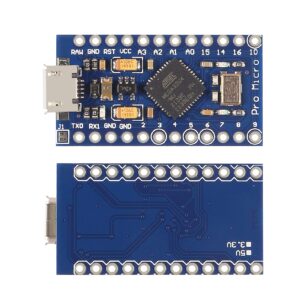 DWEII Pro Micro Atmega32U4 5V 16MHz Module Board Micro USB Pro Micro Development Board Microcontroller Pack of 5