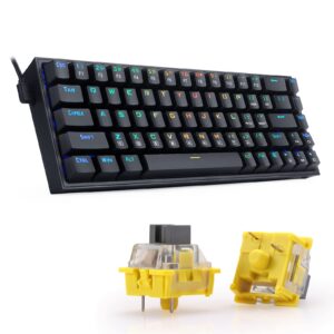 redragon 65% gaming keyboard & a113 hot-swap mod mechanical switches (24pcs) bundle