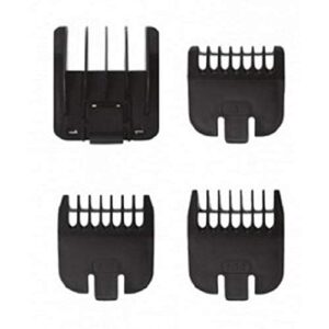 trimmer replacement blade guard beard stubble guide set 1/16 1/8 3/16 plus 6 setting adjustable comb for wahl all in one lithium ion 59300 (fits only one blade size for specific models)