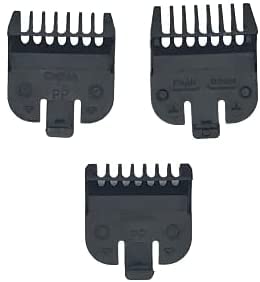 Trimmer Replacement Blade Guard Beard Stubble Guide Comb Set 1/16 1/8 3/16 for Wahl All in One Lithium Ion 59300 (Fits Only One Blade Size for Specific Models)