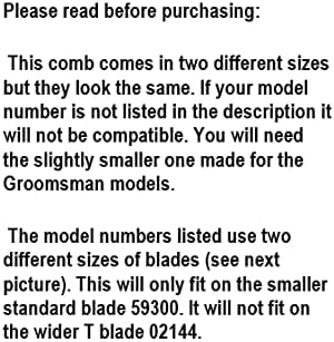 Trimmer Replacement 10 Setting Position Adjustable Guard Guide Comb 12mm - 21mm Standard Blade 59300 for Wahl All in One Lithium Ion Beard (Fits Only One Blade Size for Specific Models)