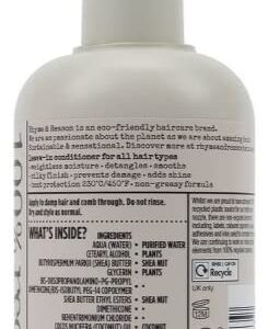 Rhyme and Reason Liquid Shea Leave-In Conditioner. Formulated for Sleek and Smooth Finish. Weightless Moisture and Nourishment. 6.7 Fl Oz. (1 Pack)