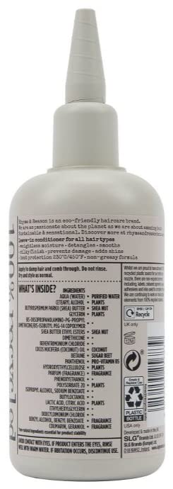 Rhyme and Reason Liquid Shea Leave-In Conditioner. Formulated for Sleek and Smooth Finish. Weightless Moisture and Nourishment. 6.7 Fl Oz. (1 Pack)