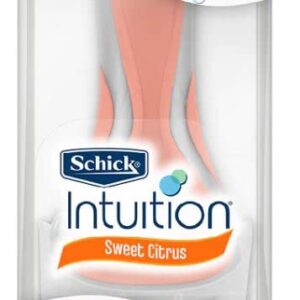 Schick Intuition Womens Razor Fresh Citrus Scent, 1 Handle with 2 Refills