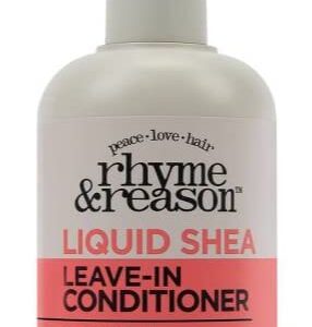 Rhyme and Reason Liquid Shea Leave-In Conditioner. Formulated for Sleek and Smooth Finish. Weightless Moisture and Nourishment. 6.7 Fl Oz. (1 Pack)