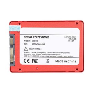 garsentx 2.5inch ssd red high speed metal hard drive for desktop computer laptops pc, portable ssd 8gb-2tb external solid state drive, for linux/winxp/win/7/8/10(32gb)