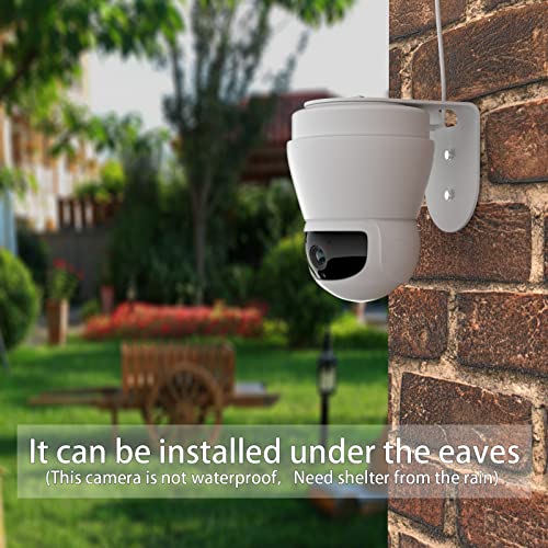 Teccle Angled Window Mount for Wyze Cam V3, 20 Degrees Tilt (Up/Down/Left/Right), Through Window Use Cam v3 ，Helps You Watch Front Yard and Driveway (20° tilt window Mount, white/Pack of 4)