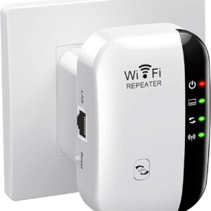 2022 Newest WiFi Extender,WiFi Booster,WiFi Repeater,Covers Up to 2640sq.ft and 25 Devicse,Internet Booster,WiFi Range Extender with Ethernet Port,1-Tap Setup,WiFi Signal Booster for Home