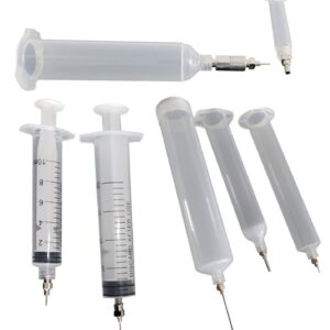 12Pcs 20G Dispensing Needle Set, Stainless Steel Syringe Dispensing Blunt Tip - 2inch/50mm, Blunt Tip, All Metal