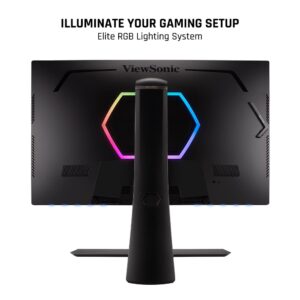 ViewSonic Elite XG320U 32 Inch 4K UHD Gaming Monitor with 150Hz, 1ms, HDR 600, FreeSync Premium Pro, HDMI, DisplayPort, USB, and Advanced Ergonomics (Renewed)