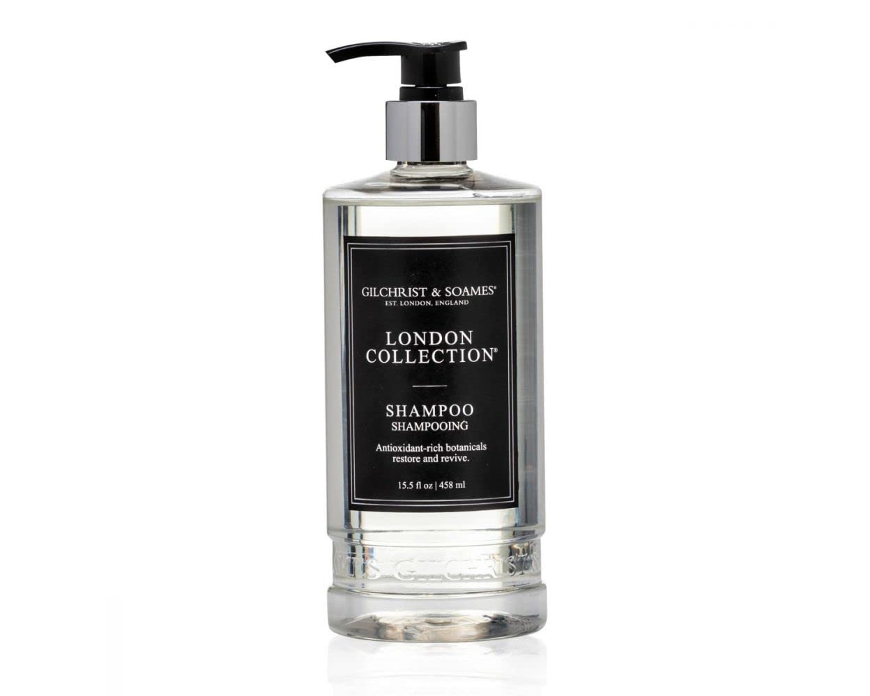 Gilchrist & Soames London Shampoo - 15.5oz - Antioxidant Rich, All Hair Types, Zero Parabens, Sulfates, and Phthalates