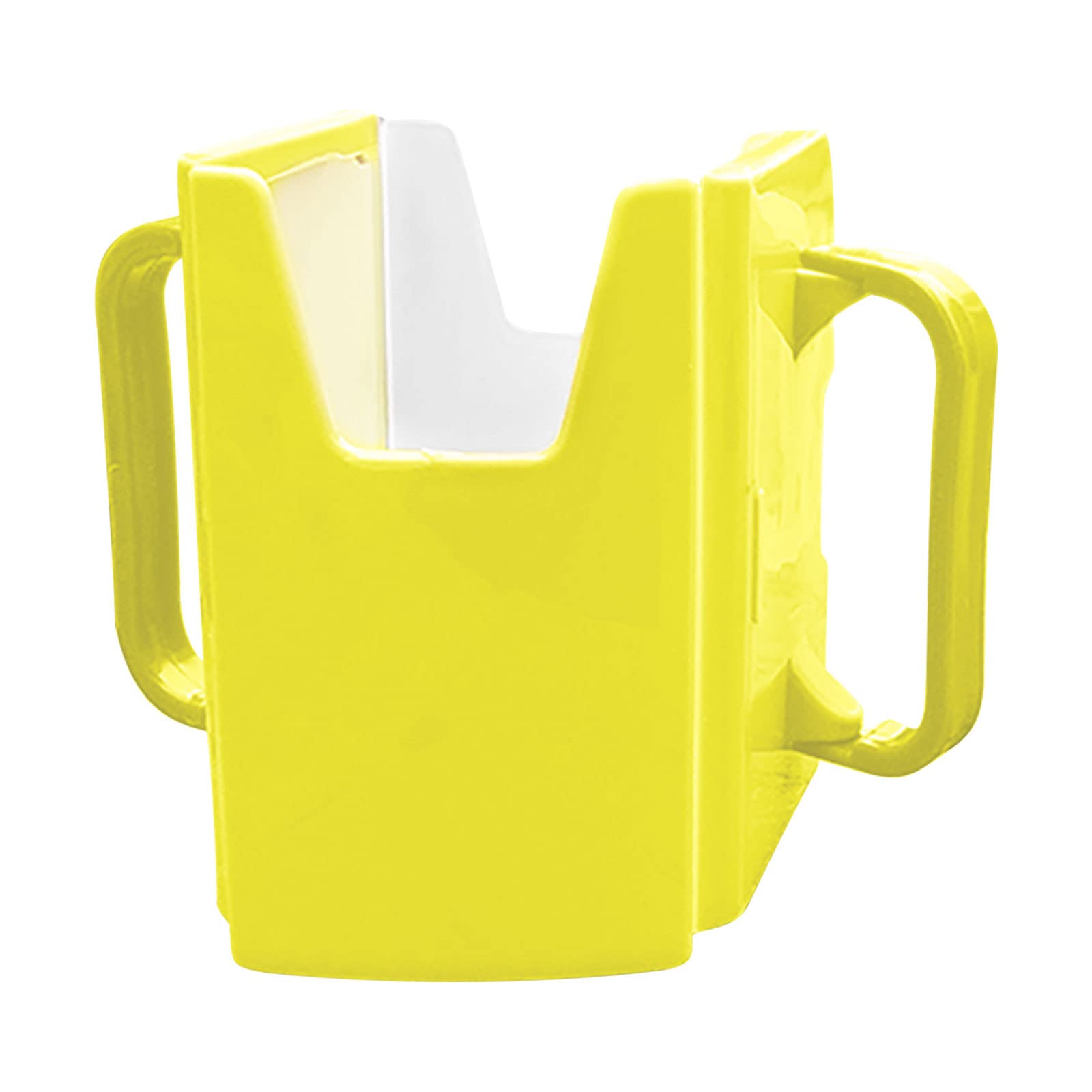 Baikk Kids Juice Box Holder Juice Bag Holder for Toddlers, No Squeeze Adjustable Folding Food Pouch and Milk Box Holder for Kids No Spill, Adjustable Kids Milk Carton Cup Holder (Yellow)