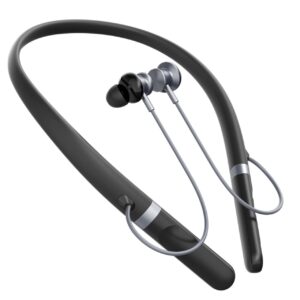 bluetooth 5.2 neckband headphones around the neck bluetooth earphones with 35h playtime, noise cancelling wireless neckband earbuds usb-c fast charging/ipx8 waterproof/magnetic design, for sport