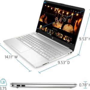 HP 17-by4013dx 17.3" HD+ LED Display Intel Core i3-1115G4 8GB DDR4 SDRAM 256GB SSD No Optical Drive Windows 11 Home in S Mode Silver (Renewed)