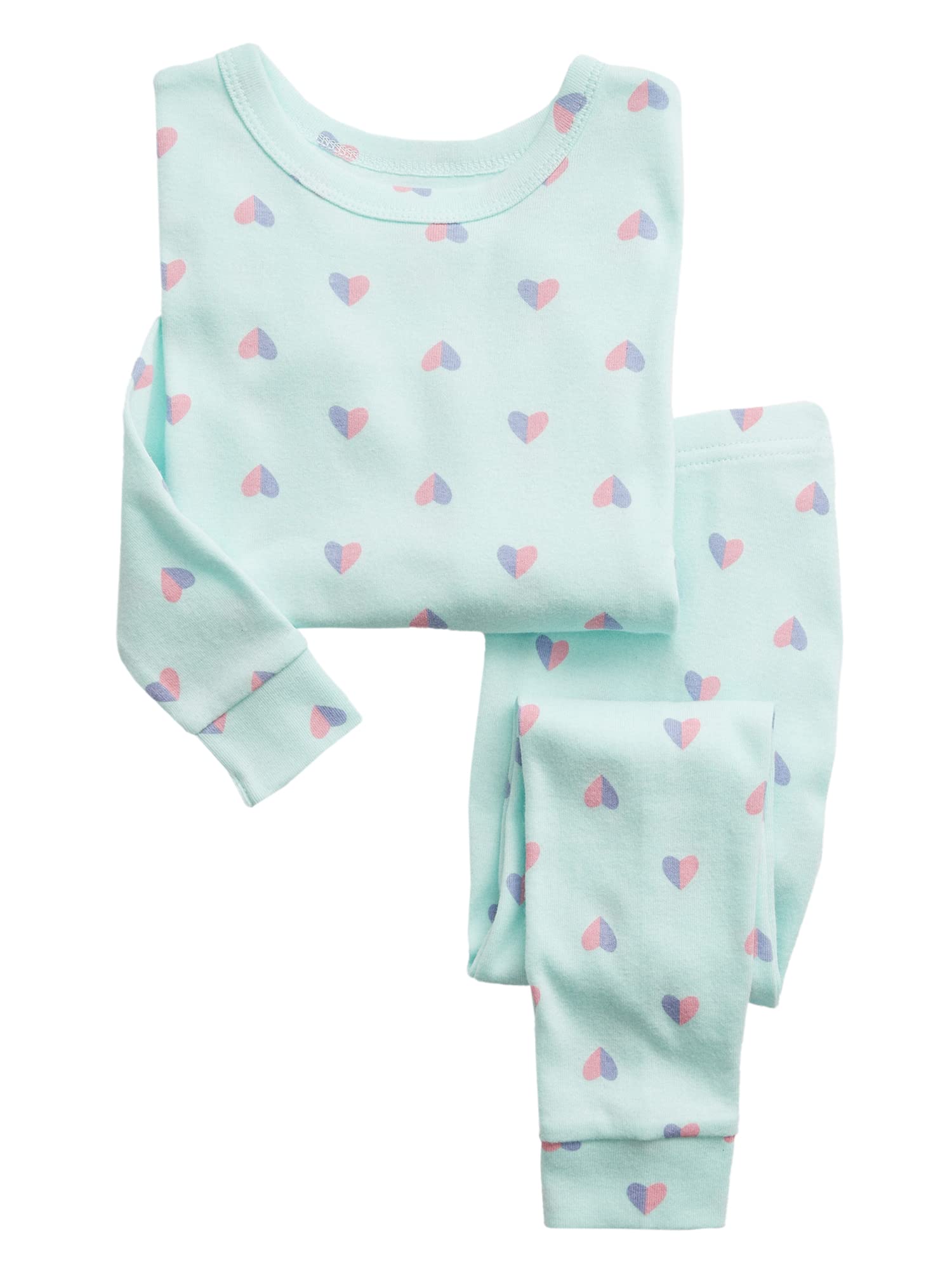 GAP unisex baby Pajama Set, Desert Sage, 18-24 Months US