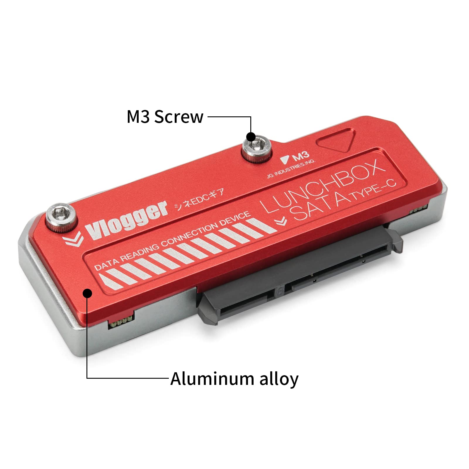 ANDYCINE Lunchbox Reader Interface USB-C to SATA Adapter Compatible with Lunchbox ATOMOS Ninja V SSD Carder