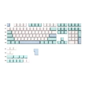 kprepublic taihao hygge pbt double shot keycaps for diy gaming mechanical keyboard oem profile for xd64 bm60 bm68 bm80 bm65 bm68 elegant (taihao hygge set x1)