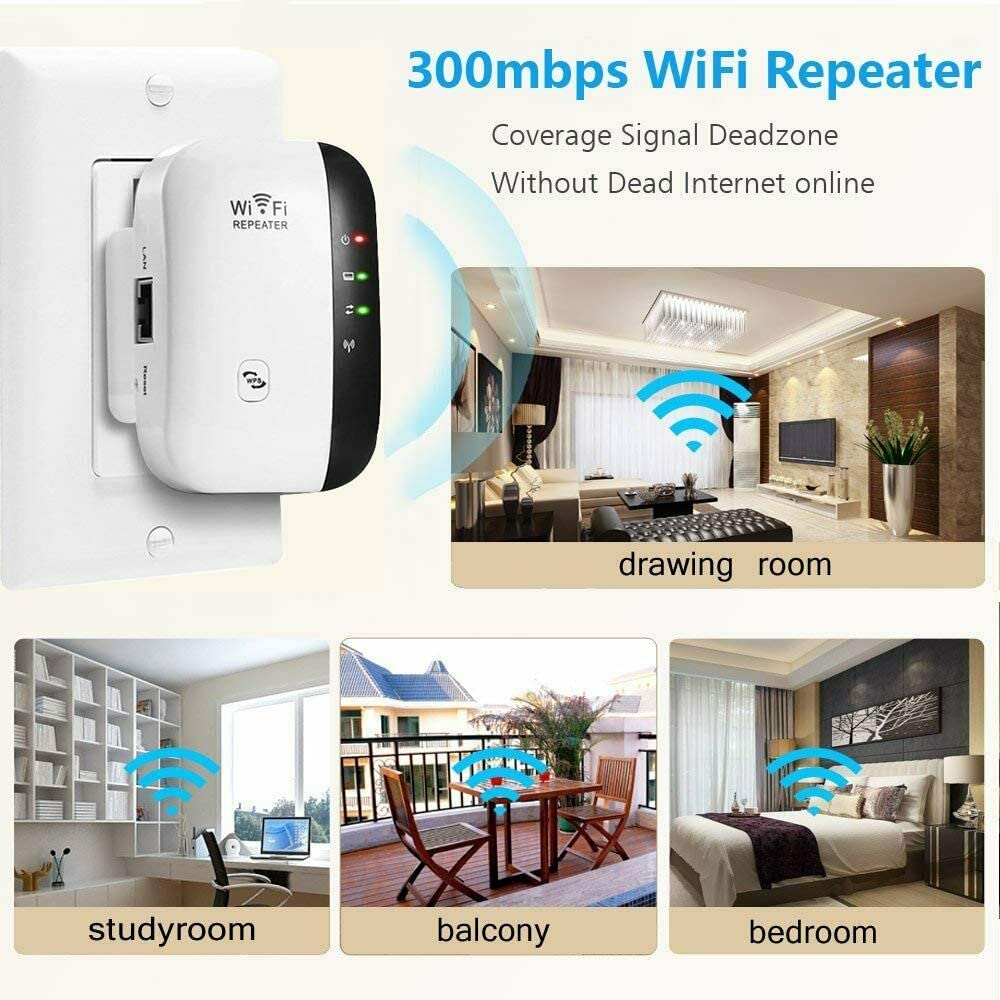 2022 Newest WiFi Extender,WiFi Booster,WiFi Repeater,Covers Up to 2640sq.ft and 25 Devicse,Internet Booster,WiFi Range Extender with Ethernet Port,1-Tap Setup,WiFi Signal Booster for Home