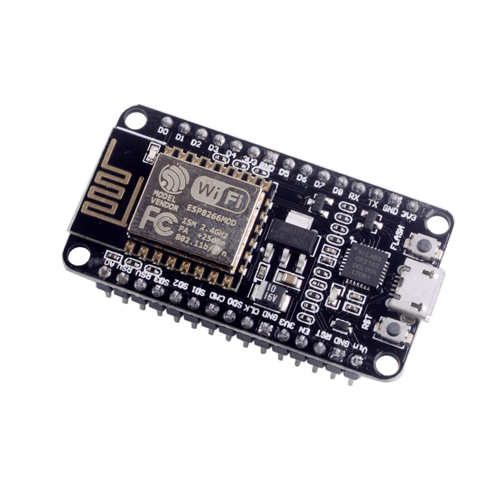 Stemedu 2PCS 2.4G WiFi 4MB Serial Module ESP8266 NodeMCU CP2102 Devkit ESP-12E Development Board - Open Source IoT Module for Ar duino