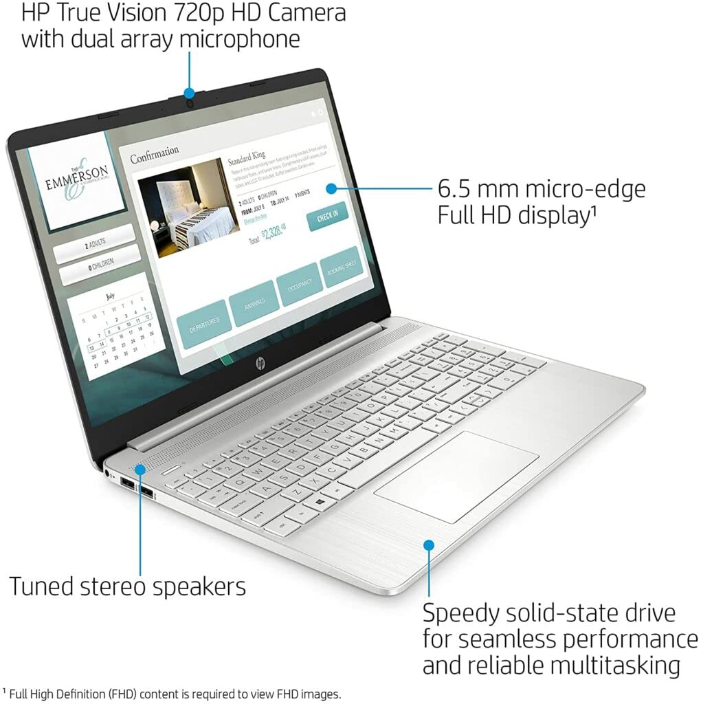 HP 17-by4013dx 17.3" HD+ LED Display Intel Core i3-1115G4 8GB DDR4 SDRAM 256GB SSD No Optical Drive Windows 11 Home in S Mode Silver (Renewed)