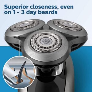 Philips Norelco SH90 Replacement Heads | V-Track Precision Blades| Replacement Head for Series S900, S8000, Star Wars Shaver SW97xx, SW67xx - (Unboxed)