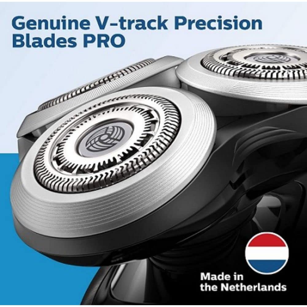 Philips Norelco SH90 Replacement Heads | V-Track Precision Blades| Replacement Head for Series S900, S8000, Star Wars Shaver SW97xx, SW67xx - (Unboxed)