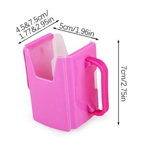 Baikk Kids Juice Box Holder Juice Bag Holder for Toddlers, No Squeeze Adjustable Folding Food Pouch and Milk Box Holder for Kids No Spill, Adjustable Kids Milk Carton Cup Holder (Yellow)