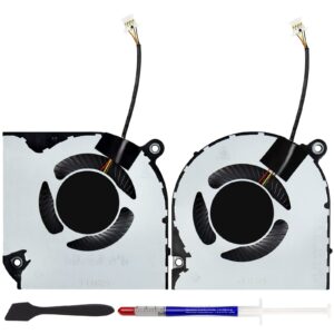 s-union new cpu+gpu cooling fan replacement for nitro 5 an515-43, an515-54, an517-51, acer nitro 7 an715-51 series game laptop (with thermal paste and spatula)