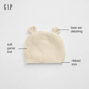 GAP Unisex Baby Garter Hat, Milkshake Pink, 0-3 Months US