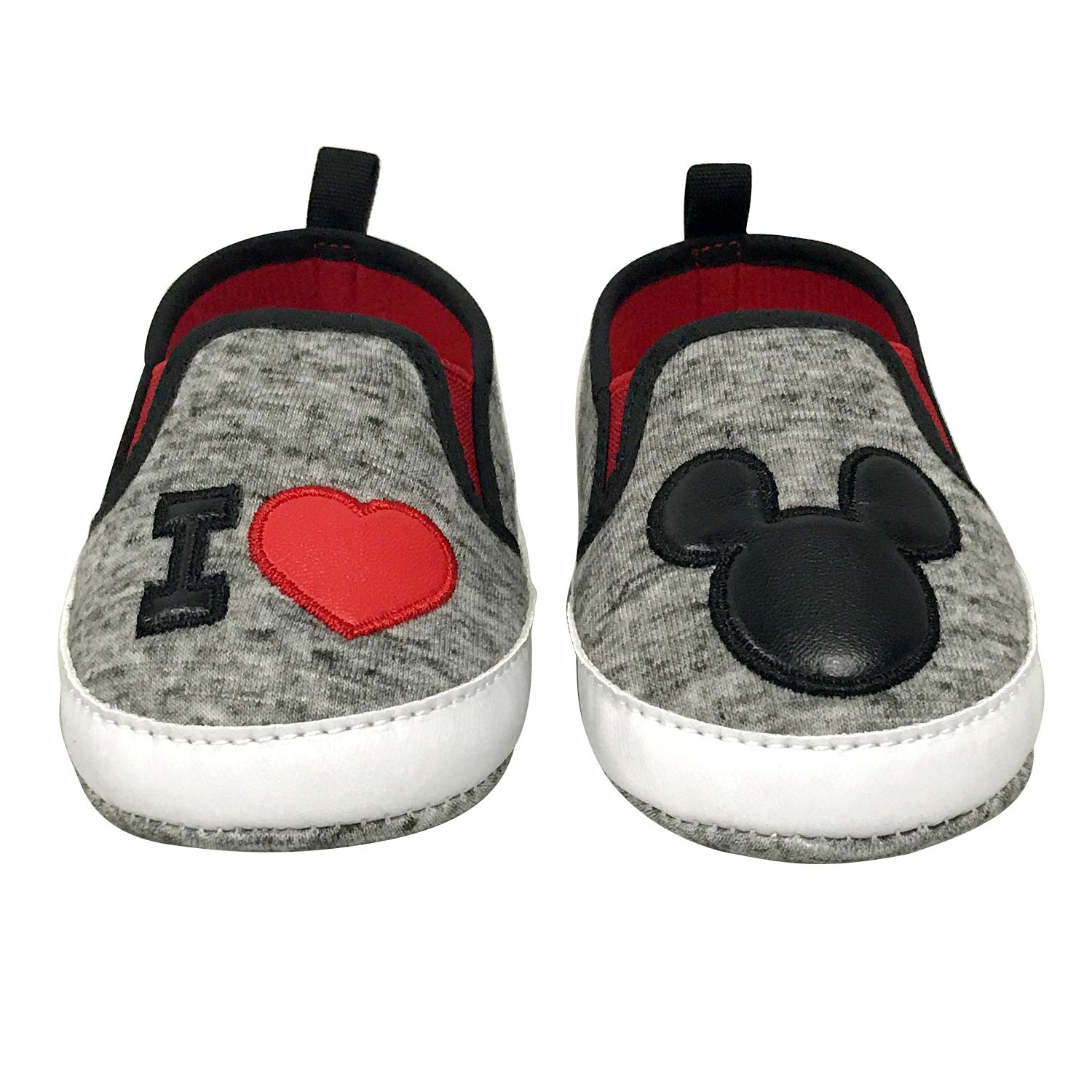 Disney Mickey Mouse Red and Black Infant Shoes - Size 12-18 Months