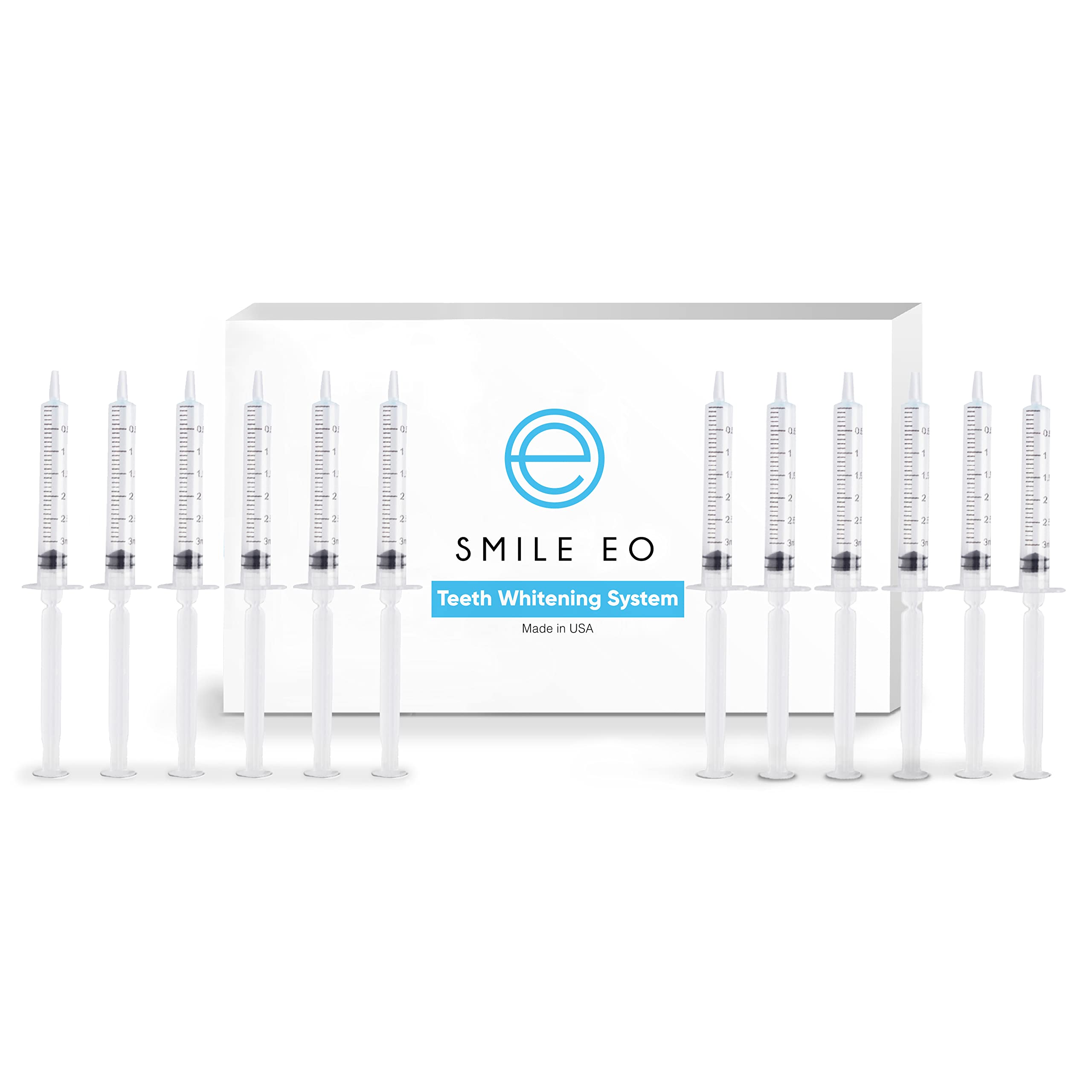 Smile EO Teeth Whitening Gel Refill 12X Syringes Carbamide Peroxide