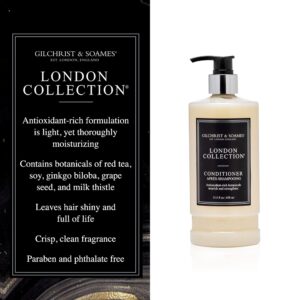 Gilchrist & Soames London Conditioner - 15.5oz - Antioxidant Rich, All Hair Types, Zero Parabens, Sulfates, and Phthalates