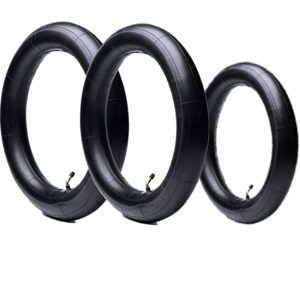 16" back wheel and 12.5" front wheel replacement inner tubes (2+1) compatible with bob stroller revolution se/su/flex/pro/ironman tire tube made with latex/bpa free premium quality isobutylene rubber