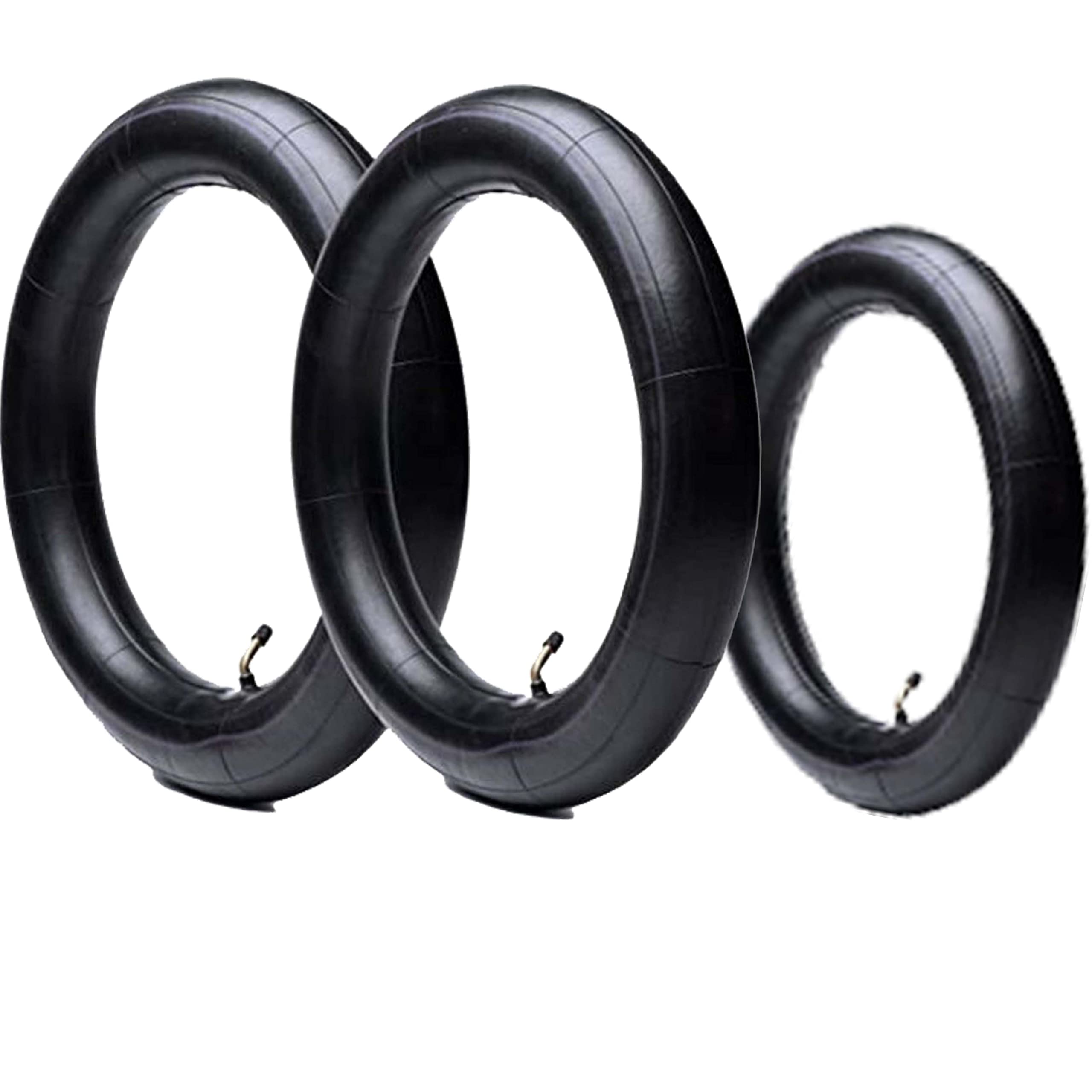 16" Back Wheel and 12.5" Front Wheel Replacement Inner Tubes (2+1) Compatible with BOB Stroller Revolution SE/SU/Flex/Pro/Ironman Tire Tube Made with Latex/BPA Free Premium Quality Isobutylene Rubber