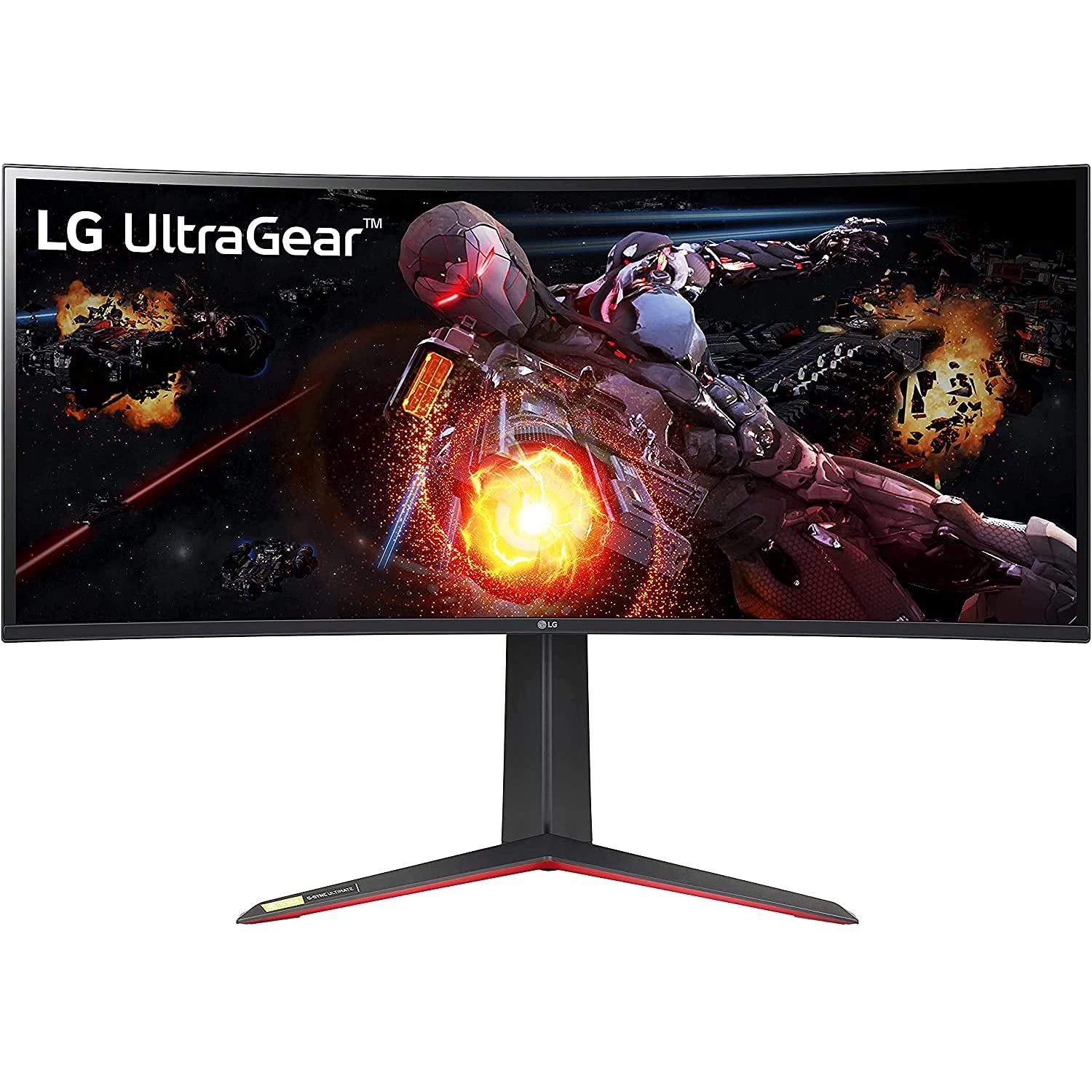 LG 34GP950G-B 34" Ultragear QHD (3440 x 1440) Nano IPS Curved Gaming Monitor - (Renewed)