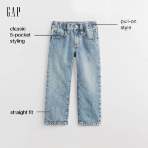 GAP Baby Boys Original Fit Jeans, Light Wash, 2T US