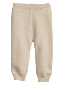 gap unisex baby bear garter pants, french vanilla, 0-3 months us