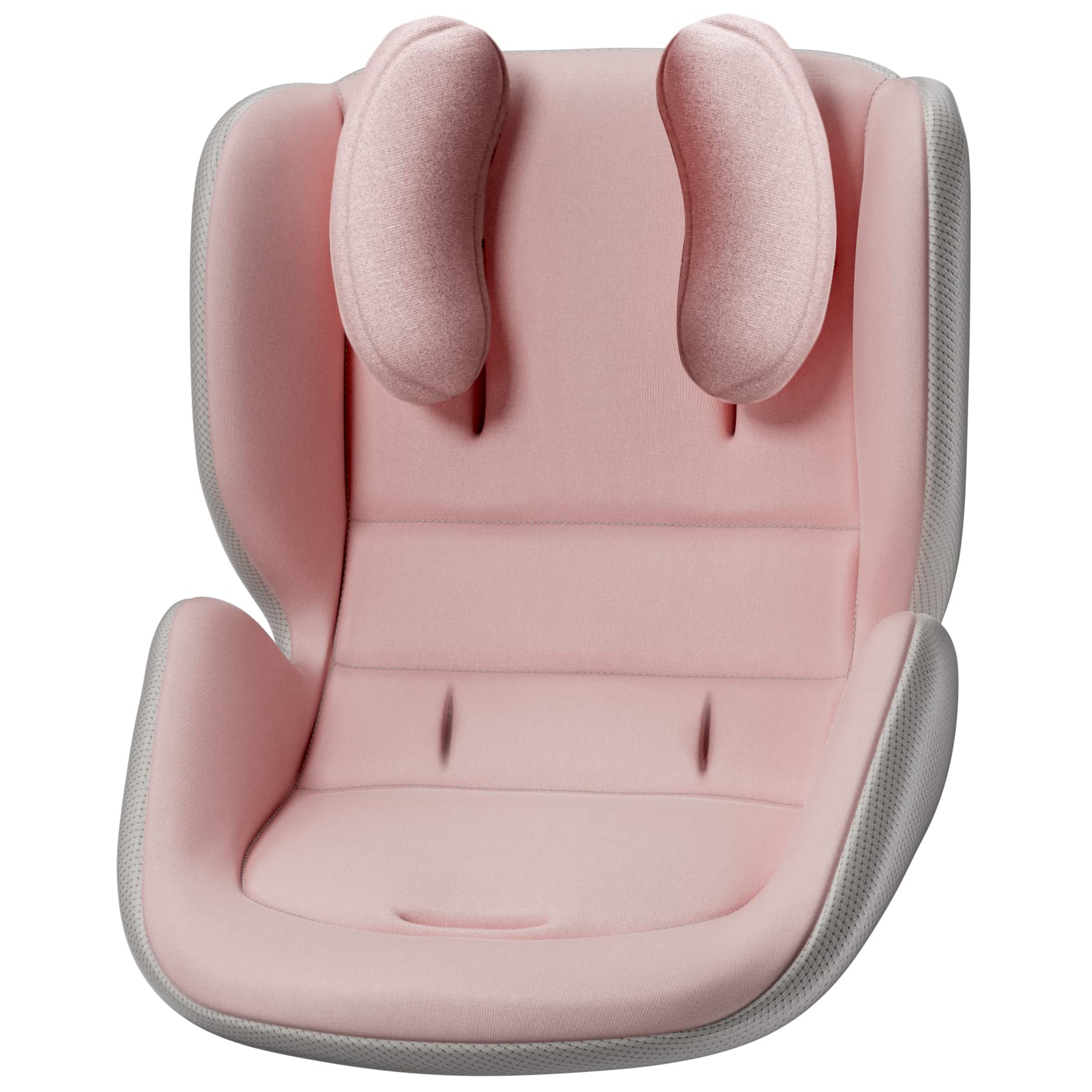 Innokids Baby Stroller Seat Liners 2-in-1 Reversible Cushion Insert with Adjustable Pillow Fit Travel in Summer or Winter (Pink)