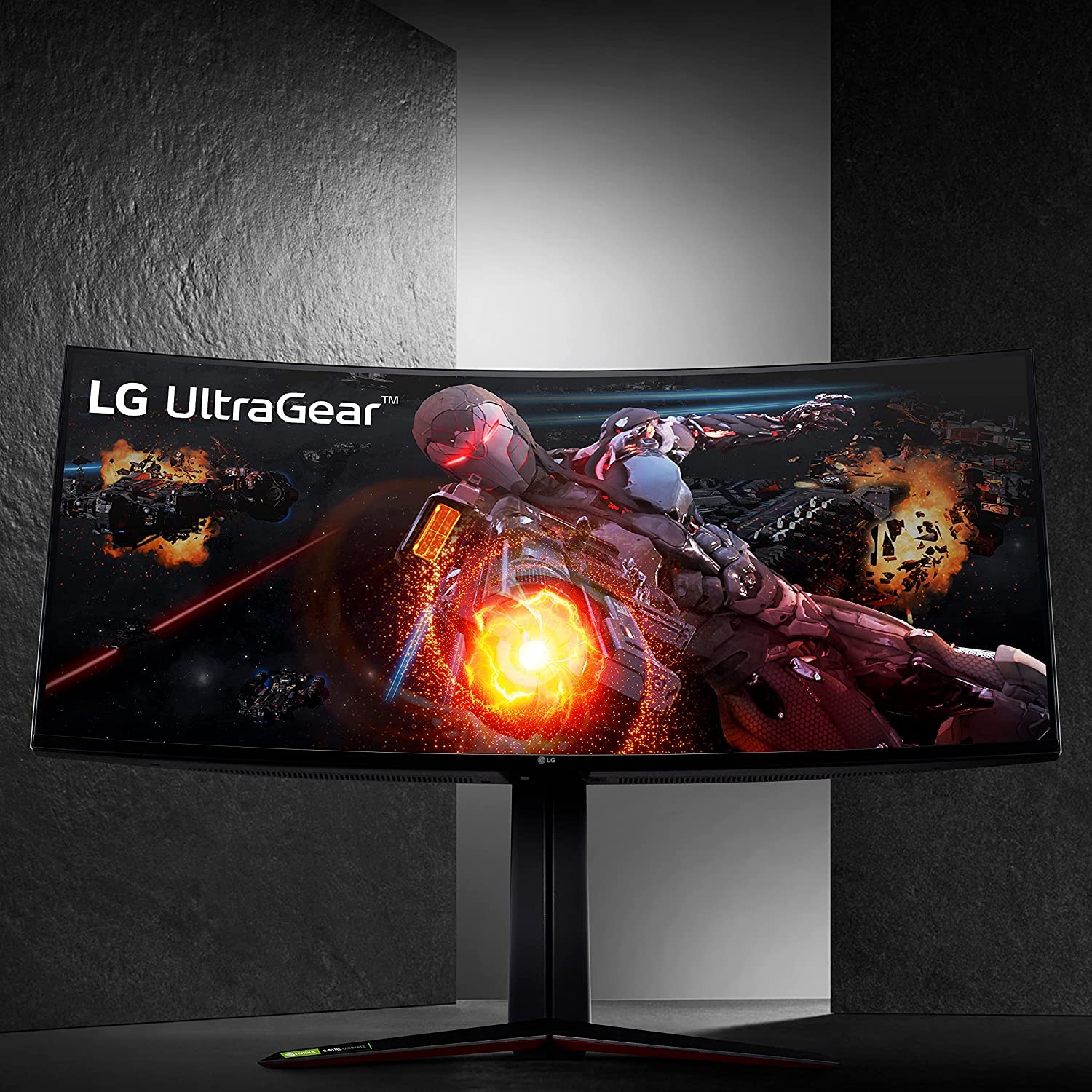 LG 34GP950G-B 34" Ultragear QHD (3440 x 1440) Nano IPS Curved Gaming Monitor - (Renewed)