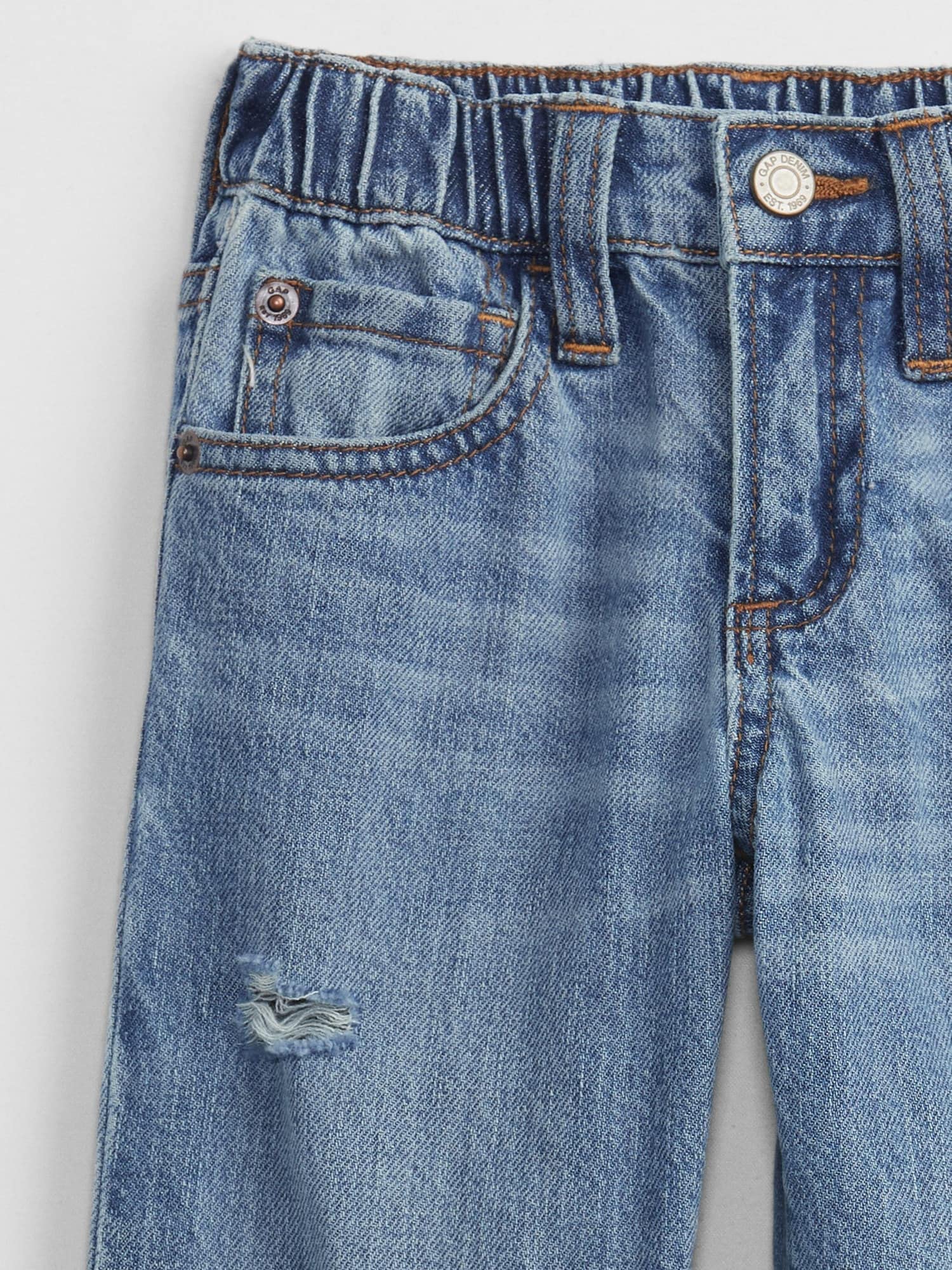 GAP Baby Boys Original Fit Jeans, Light Wash, 2T US