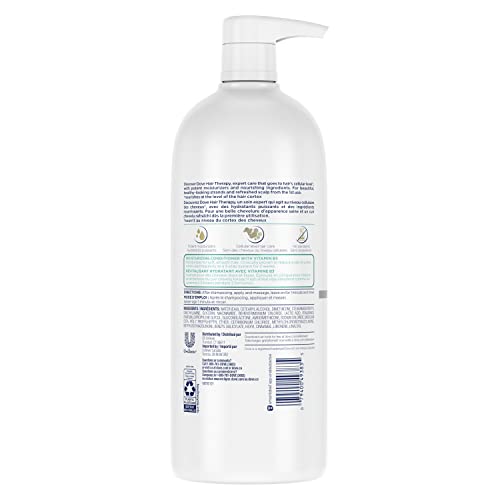 Dove Hair Therapy Dry Scalp Care Conditioner Soothe and Nourish Dry Scalp Hair Conditioner with Vitamin B3 33.8 fl oz