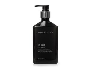 gilchrist & soames warm oak shampoo - 9oz - promotes strong and healthy hair, all hair types, zero parabens, sulfates, and phthalates