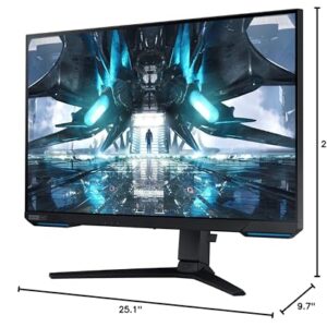 SAMSUNG 28" Odyssey G70A Gaming Computer Monitor, 4K UHD LED Display, HDR 400, 144Hz, G-Sync and FreeSync Premium Support, Front Light Panels, LS28AG700NNXZA, Black (Renewed)