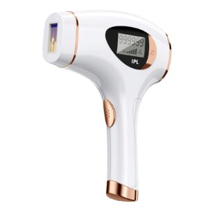 ipl laser hair removal for women and men permanent, 999,999 flashes painless at-home hair remover device, suitable for armpits , back legs, arms, face, bikini line