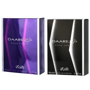 RASASI Daarej Men and Women, EDP 100ML (3.4oz) Perfume for Every Occasion. (value pack)