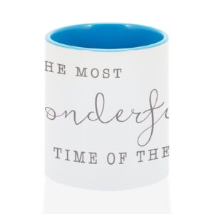 by Unbranded Latte Cup It's The Most Wonderful Time of The Year Funny Cup for Men Women Him Her Coffee Mug Novelty Birthday Gift 11OZ