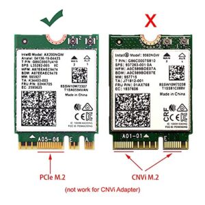 NFHK NGFF M.2 Key-A to Mini PCI-E PCI Express Converter Adapter for 9260 8265 7260 AC Card