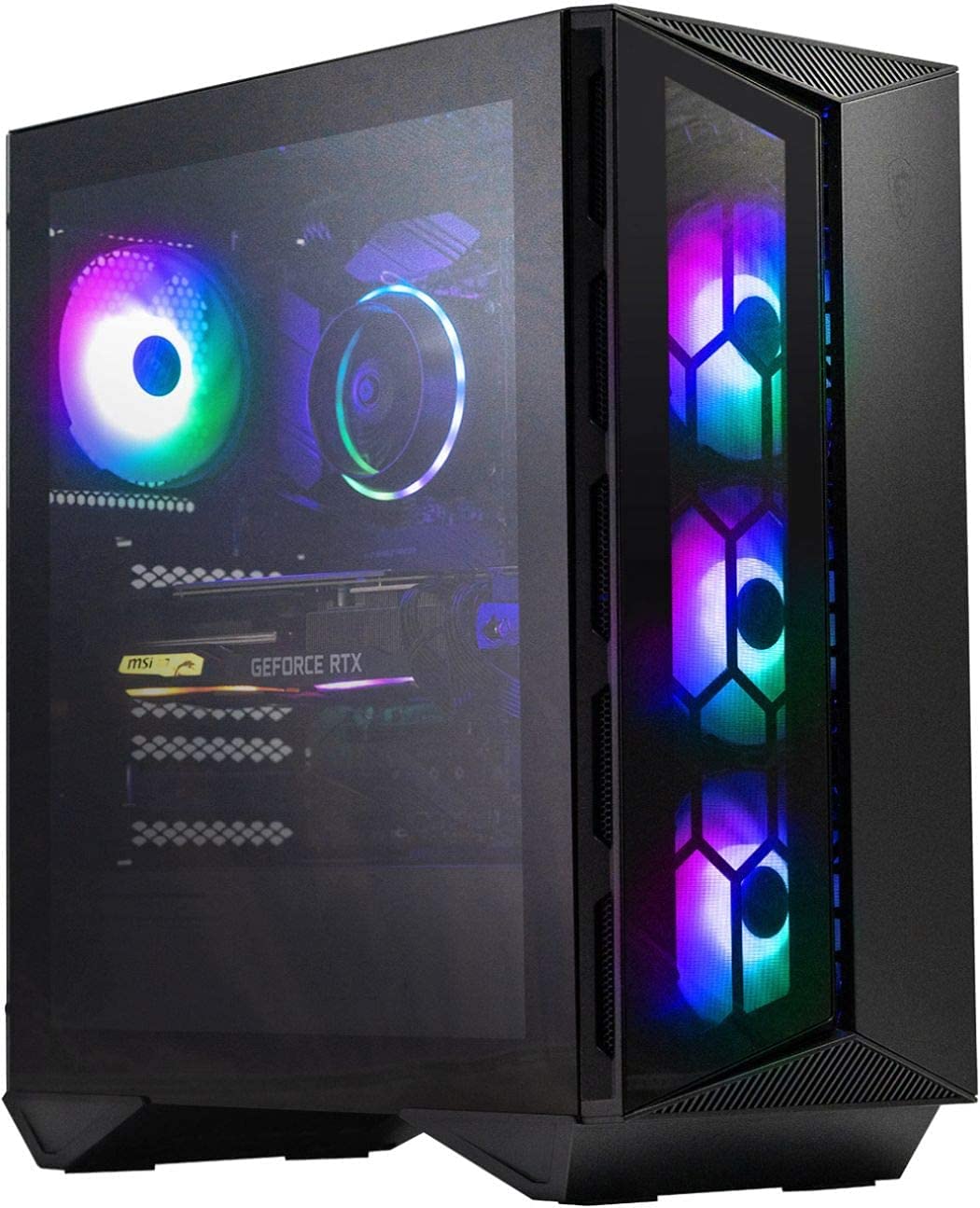 Aegis RS Gaming Desktop Gamer Tower PC, GeForce RTX 3080 Graphics, 8-Core i9 i9-11900KF Up to 5.2 GHz (64GB DDR4 RAM | 4TB SATA SSD | 2TB HDD) Liquid Cooling 750W PSU VR Ready WiFi 6 RGB Lighting W10P