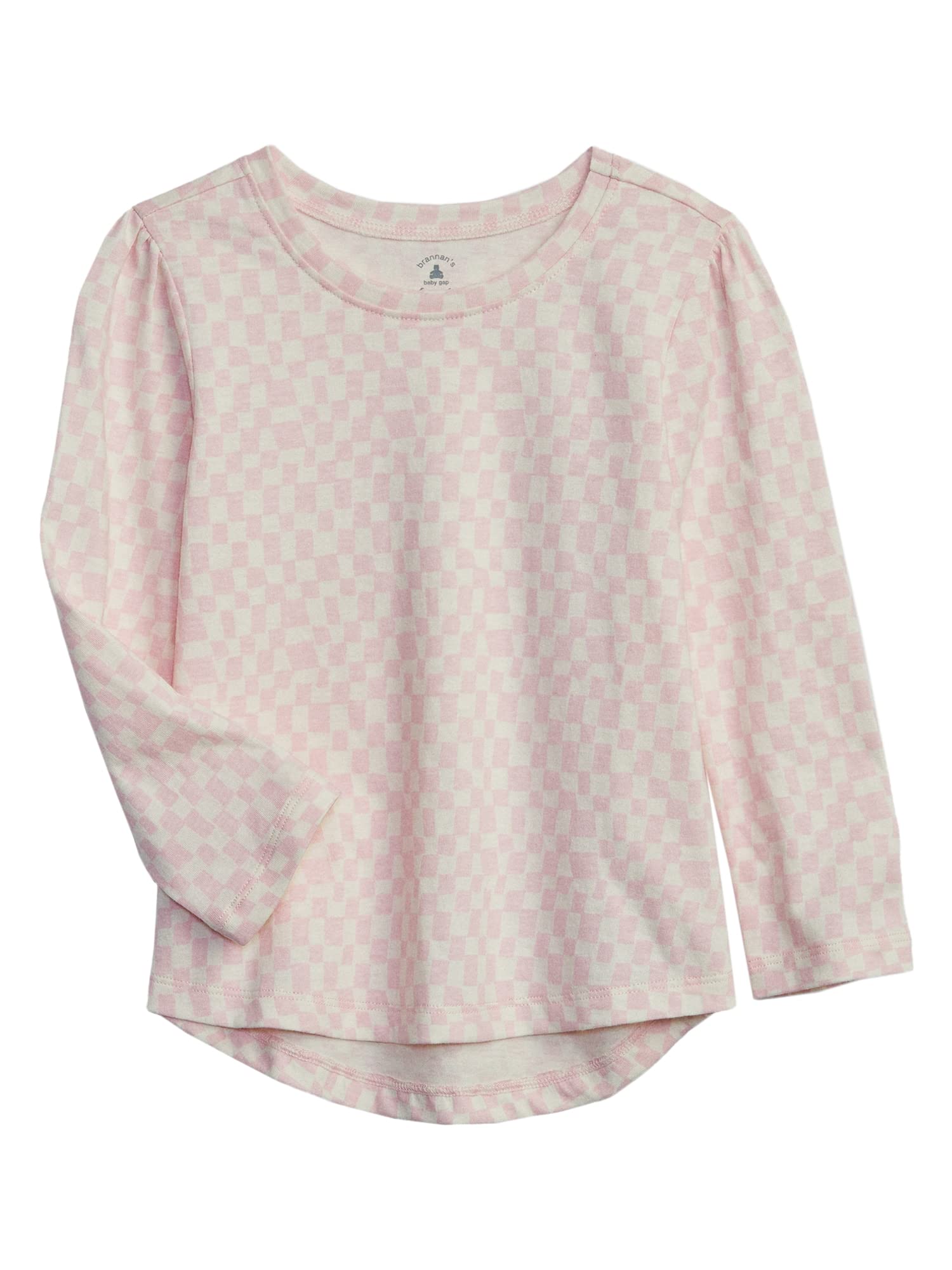 GAP Baby Girls Long Sleeve Tee T Shirt, Light Shell Pink, 2T US